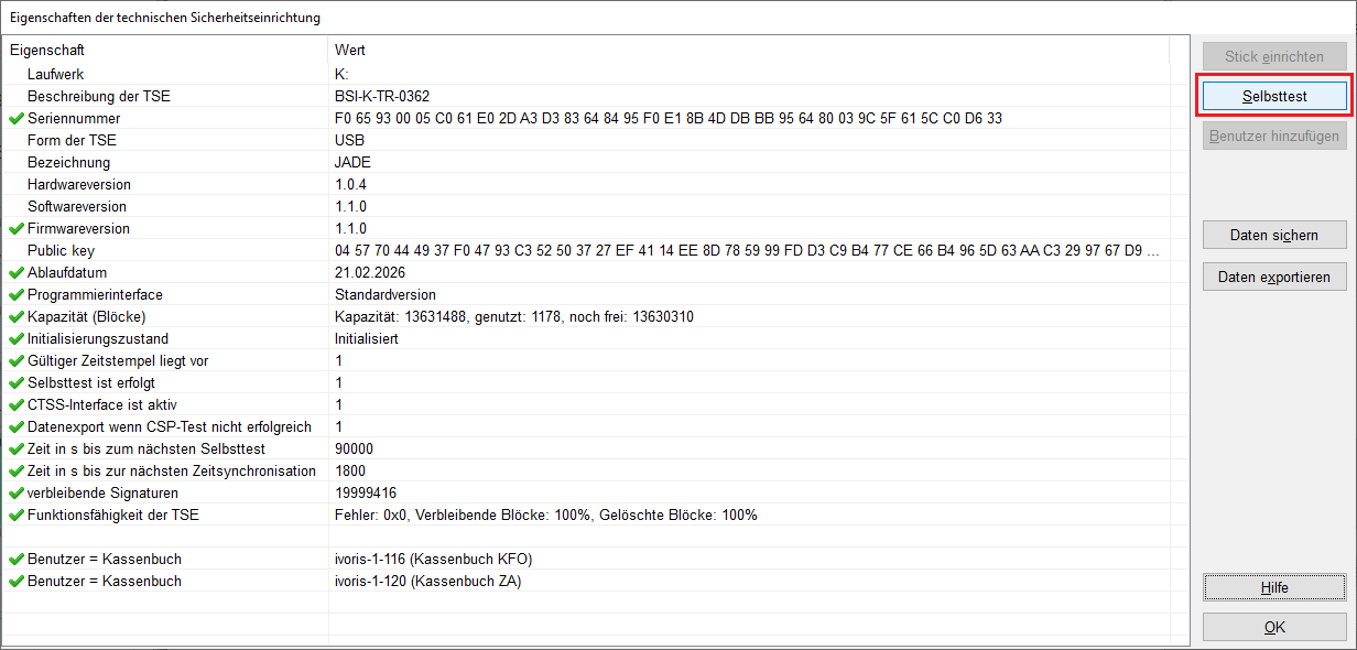 TSE-Stick - Jetzt bestellen